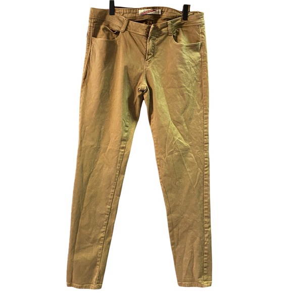 Zara | Pants & Jumpsuits | Zara Core Denim Light Brown Pants Size ...